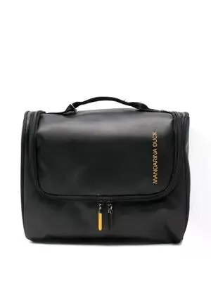 MANDARINA DUCK Logo-detail Travel Pouch - Black