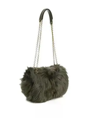 Saint Laurent Jamie Shearling Shoulder Bag