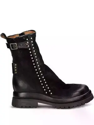 A.S.98 Studded Buckled Boots