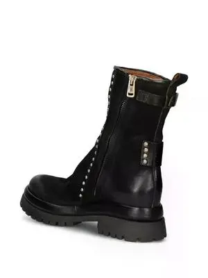 A.S.98 Studded Buckled Boots