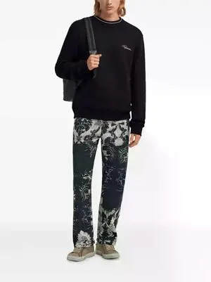 Roberto Cavalli Logo-embroidered Sweatshirt