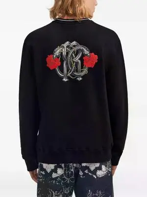 Roberto Cavalli Logo-embroidered Sweatshirt
