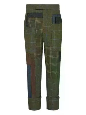 Thom Browne Hunting Tweed Patchwork Trousers