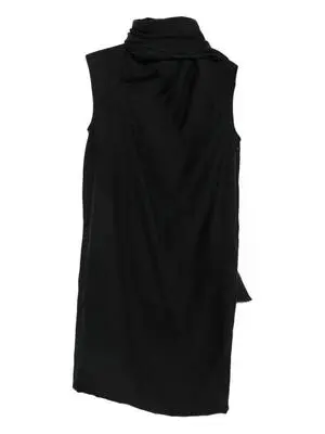 TOTEME Cowl-neck Sleeveless Dress - Black