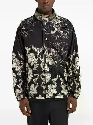Roberto Cavalli Broccato-print Jacket