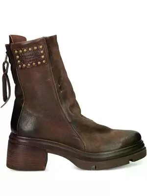 A.s.98 Block Heel Boots For Women