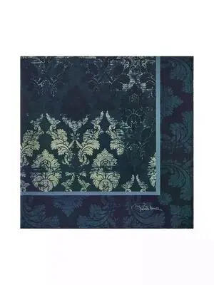 Roberto Cavalli Brocade-print Silk Scarf