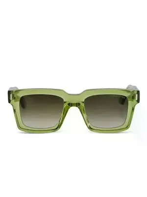 CUTLER & GROSS Square-frame Sunglasses - Green