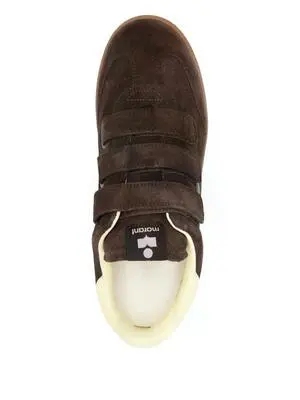 Isabel Marant Étoile Beth Suede Touch-strap Sneakers - Brown
