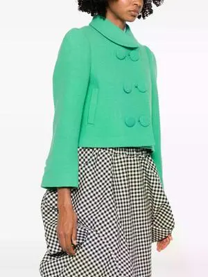 SHUSHU/TONG Double-breasted Button-up Blazer