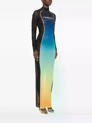 Casablanca Gradient-effect Maxi Dress