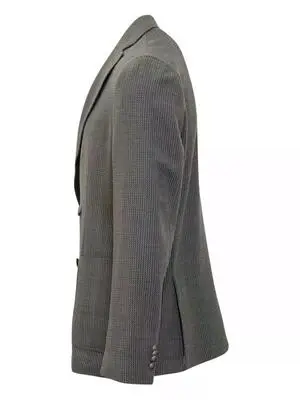 BOSS Double-breasted Checked Blazer