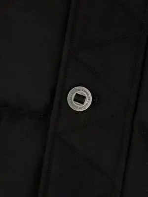 Moose Knuckles Quilted Button Jacket - Black