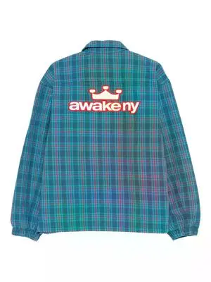 AWAKE NY Checked Bomber Jacket