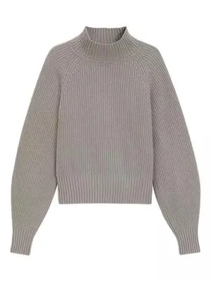 Hugo Ribbed Funnel-neck Sweater