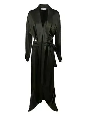 Victoria Beckham Tie Dress - Black