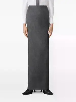 Thom Browne Wool Flannel Pencil Skirt