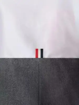 Thom Browne Wool Flannel Pencil Skirt