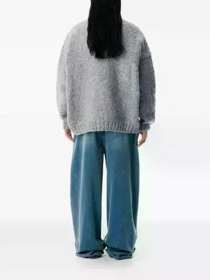 Alexander Wang Embroidered Crew-neck Sweater
