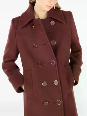 Roberto Cavalli Wool Double-breasted Coat