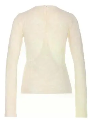 Pinko Marinara Zip Crew-neck Top