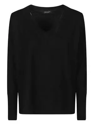ARAGONA V-neck Long Sleeve Sweater