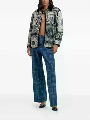 Roberto Cavalli Bandana-print Jacket