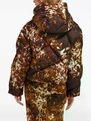 Roberto Cavalli Appaloosa-print Puffer Jacket