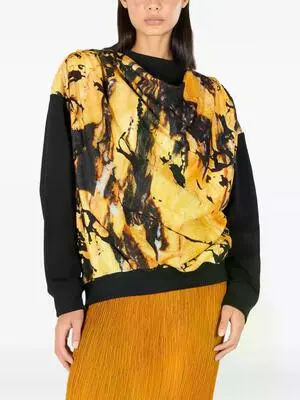 Roberto Cavalli Marble-print Sweatshirt