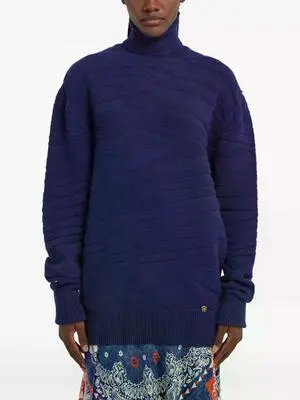 Roberto Cavalli Turtleneck Wool Sweater