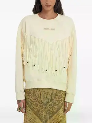 Roberto Cavalli Fringe Sweatshirt