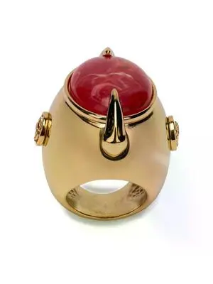 Roberto Cavalli Polished Finish Ring - Gold