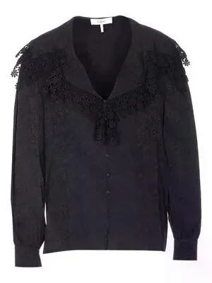 Women's Lace Trim Blouses