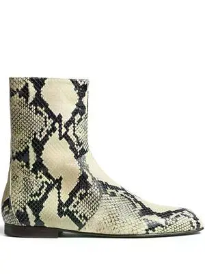 Khaite Colt Ankle Boots - Neutrals