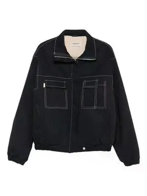 CARRER Pocketed Fleece-lining Jacket - Blue
