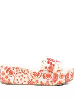 Fendi Crossover Sandals For Women