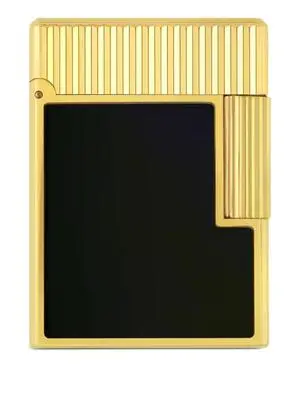 S.t. Dupont Ligne 2 Ribbed Lighter - Gold