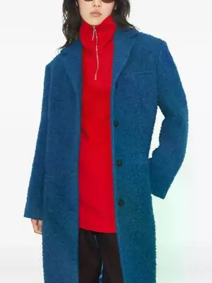 Tory Burch Button Alpaca Wool Coat