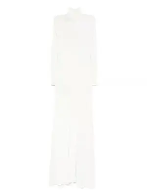 Coperni Ribbed-knit Maxi Dress