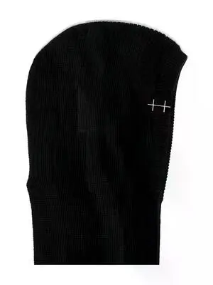 HELIOT EMIL Ribbed Balaclava - Black