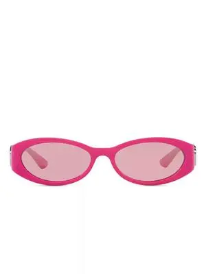 Gucci Oval-frame Sunglasses - Pink