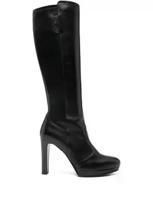 NEROGIARDINI Leather Knee-high Boots