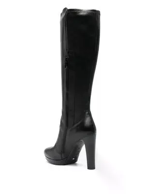 NEROGIARDINI Leather Knee-high Boots