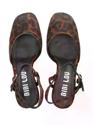 BIBI LOU 80mm Leopard-print Pumps