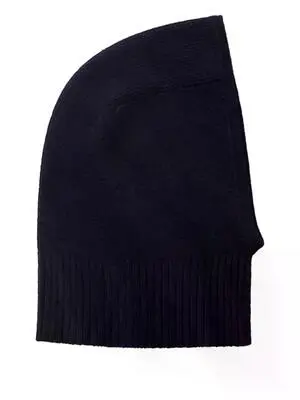 Eric Bompard Ribbed-trim Balaclava - Blue
