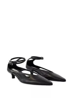 TOTEME 35mm Pointed Ankle-strap Pumps