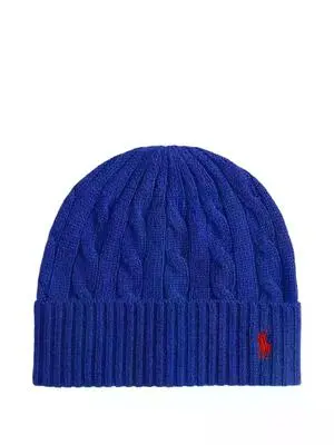 Ralph Lauren Cable-knit Beanie - Blue