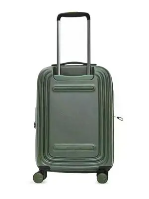 MANDARINA DUCK Logoduck Ribbed Trolley Suitcase - Green