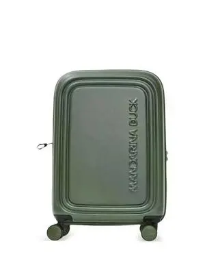 MANDARINA DUCK Logoduck Ribbed Trolley Suitcase - Green