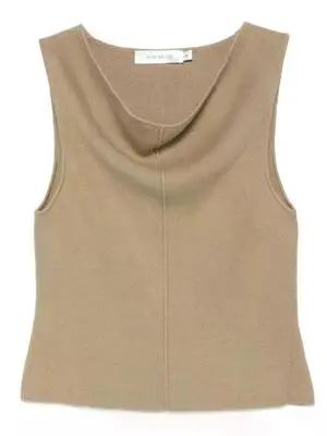 AYA MUSE Cowl-neck Tank Top